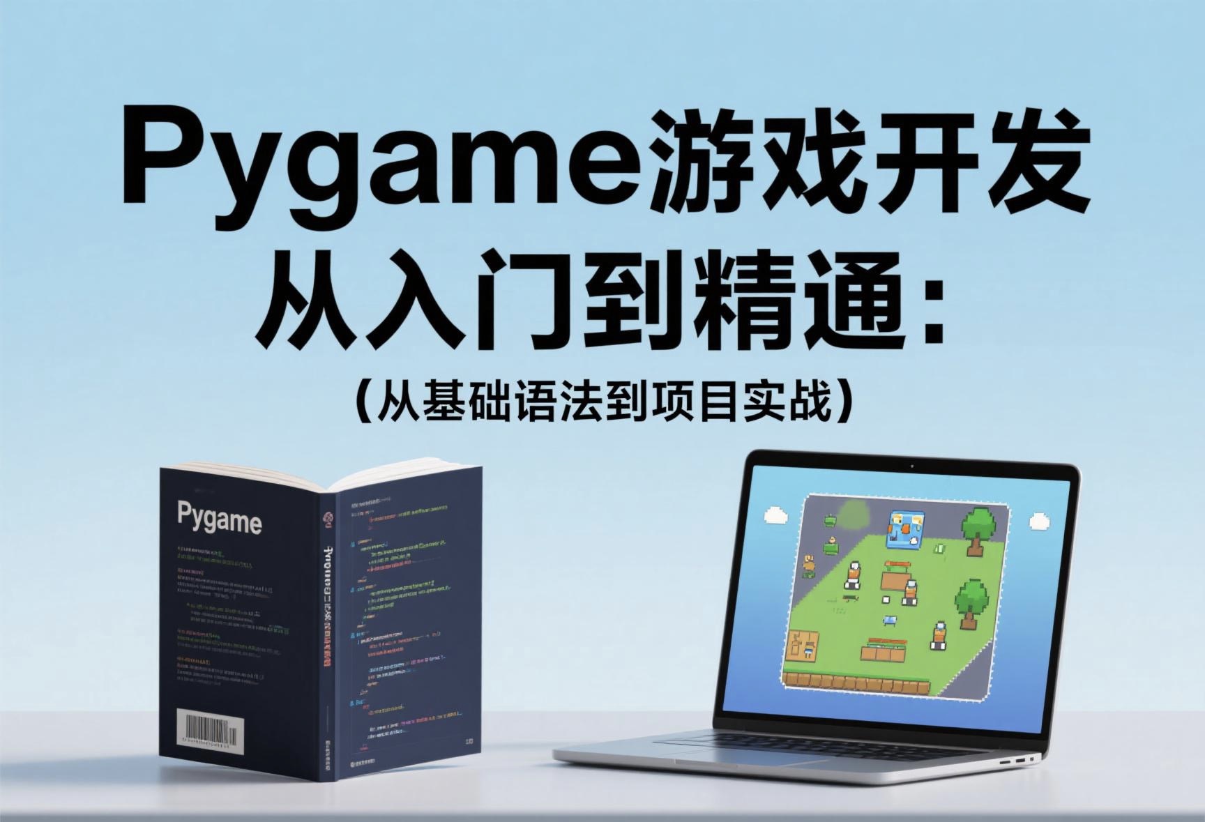 Pygame游戏开发从入门到精通:从基础语法到项目实战_Python游戏_...