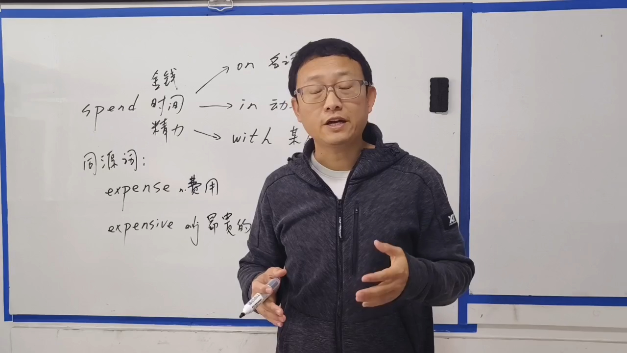 英语单词spend的固定搭配用法