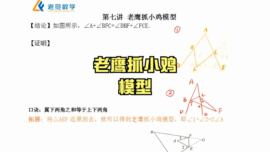 初中必学模型--老鹰抓小鸡模型证明