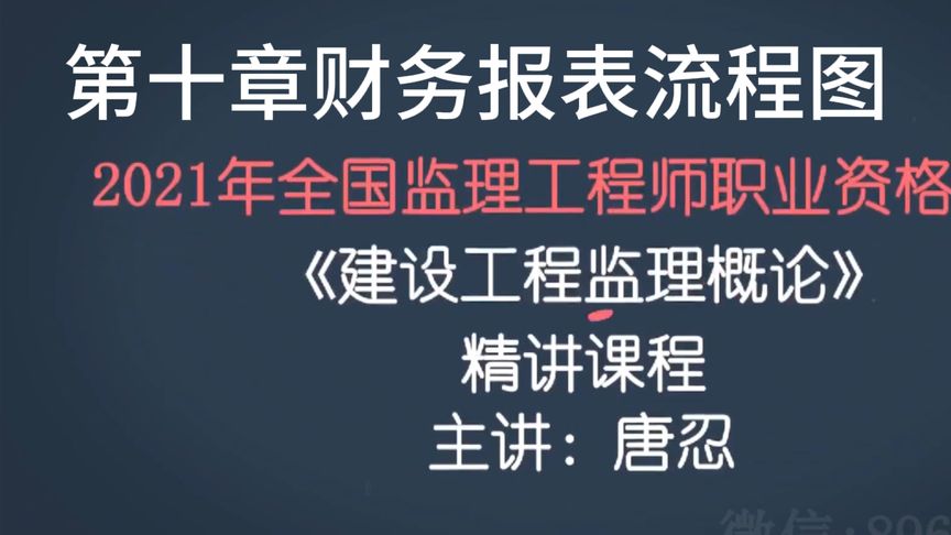 第十章财务报表流程图(1)