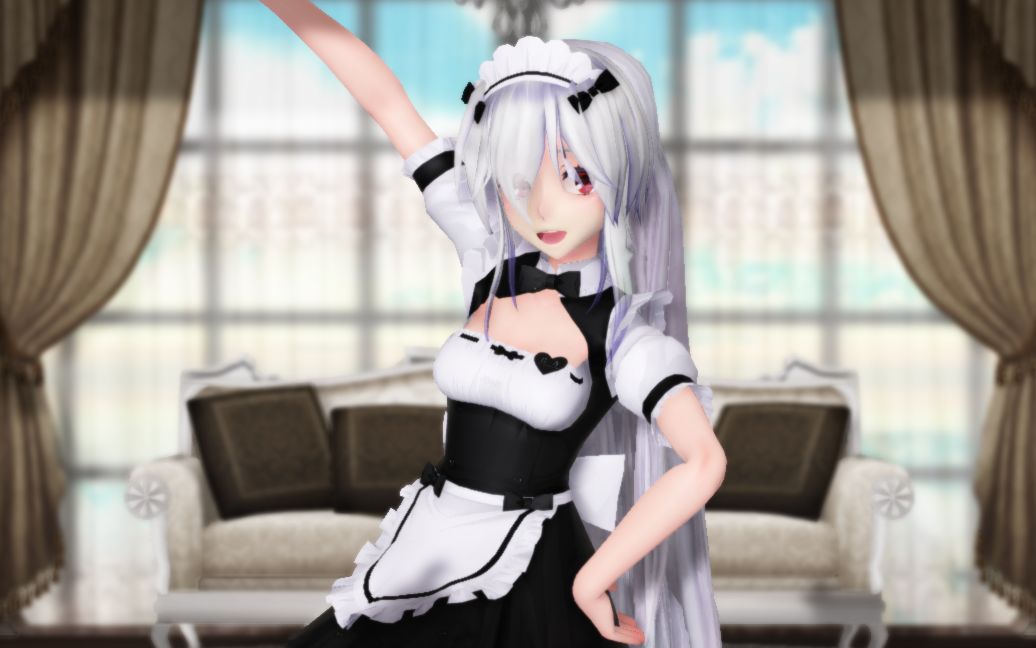【MMD】如果弱音换上了初音的衣服会如何(重制版)