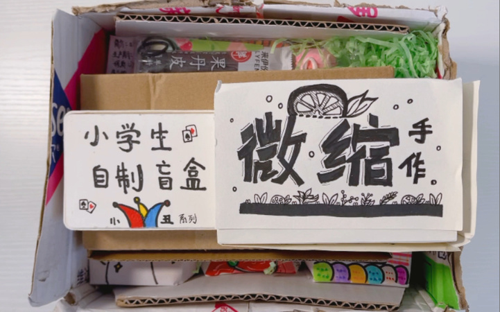 拆一堆小学生自制盲盒,非常迷茫的体验