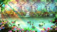 CP629森林仙境 梦幻丛林 婚礼森林系LED儿童视频动态背景