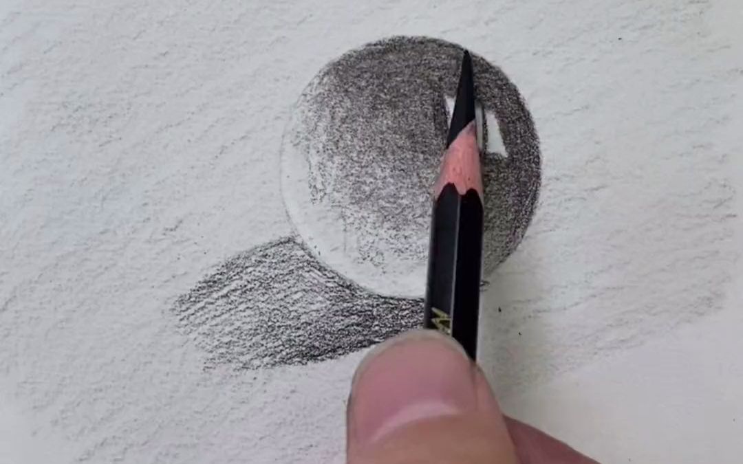 【局部玻璃画法】素描基础 零基础学画画 兴趣才艺 用水晶球告诉你...