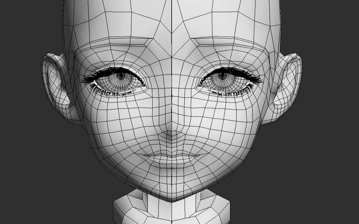 3DMAX人物建模 从零开始一步步教你制作人头五官模型 零基础适用超...