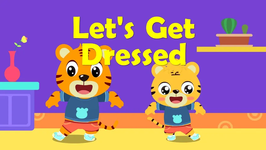 贝乐虎教你唱英文儿歌之《Lets Get Dressed》