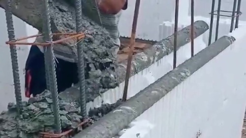 农村建房用模块,无需加固,直接浇筑混凝土就完事了!