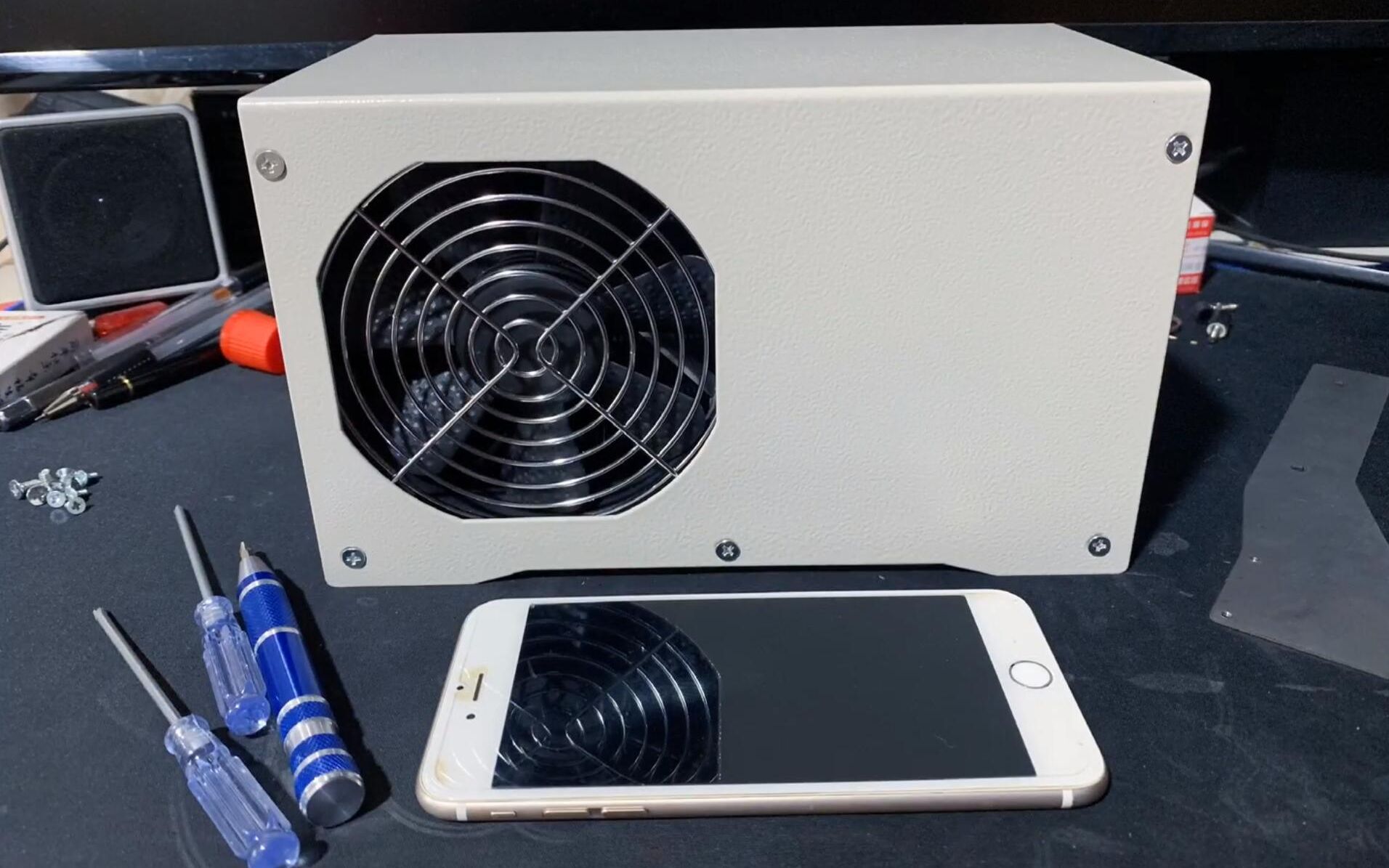 自制世界最小的压缩机微型空调,夏天都感觉冷