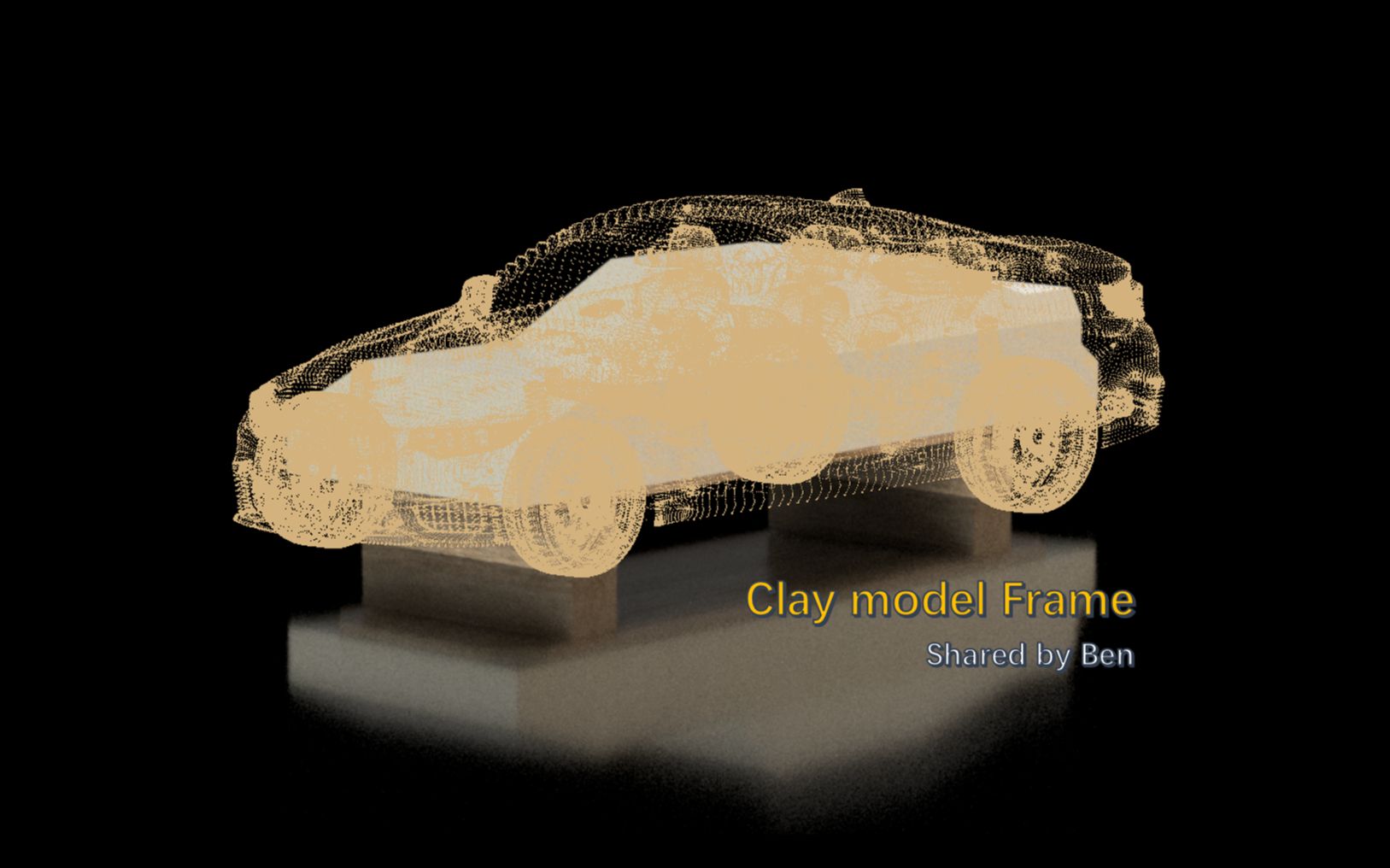 汽车油泥模型骨架制作方法详解