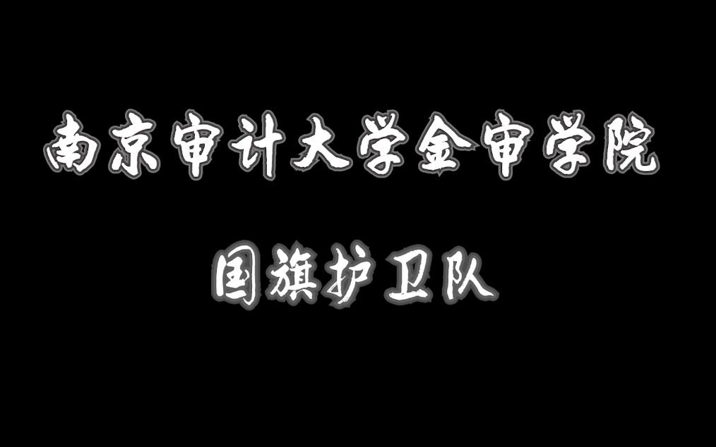 国旗护卫队———南京审计大学金审学院