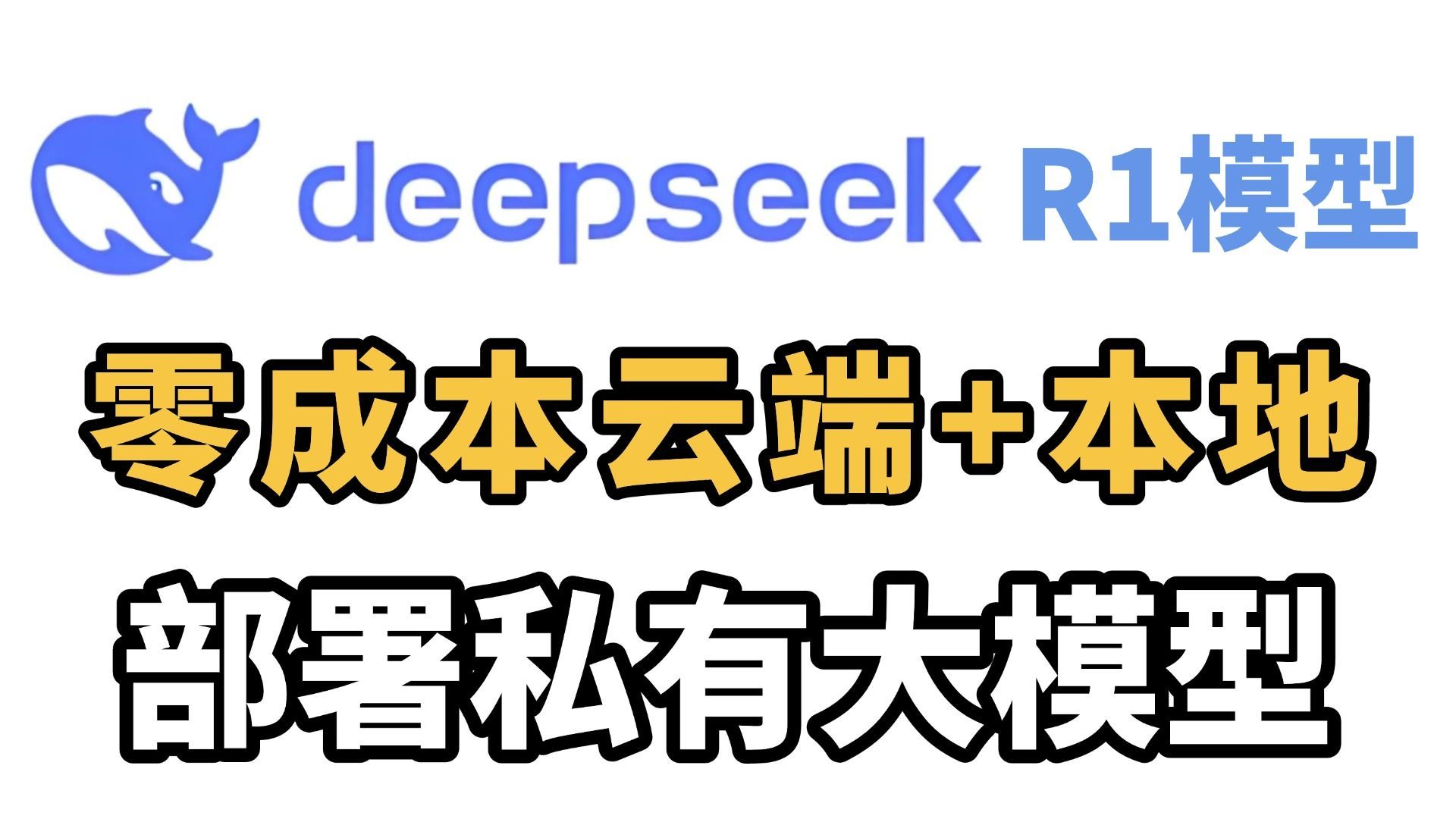 DeepSeek R1 推理模型 手把手教你完全本地部署 保姆级教程 断网...