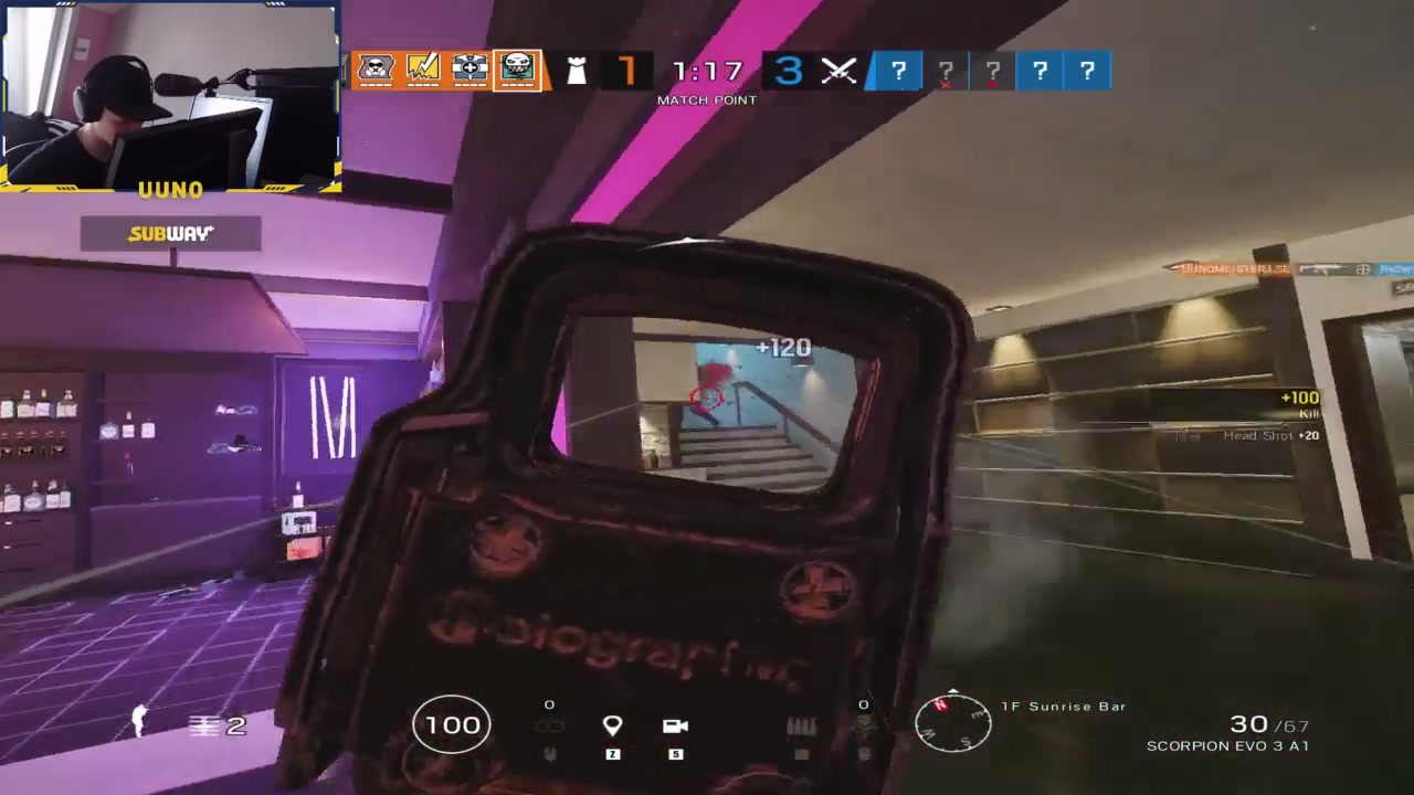 彩虹六号 UUNO.Lse 19.04.17 直播录像 附加选手设备及游戏设置参数