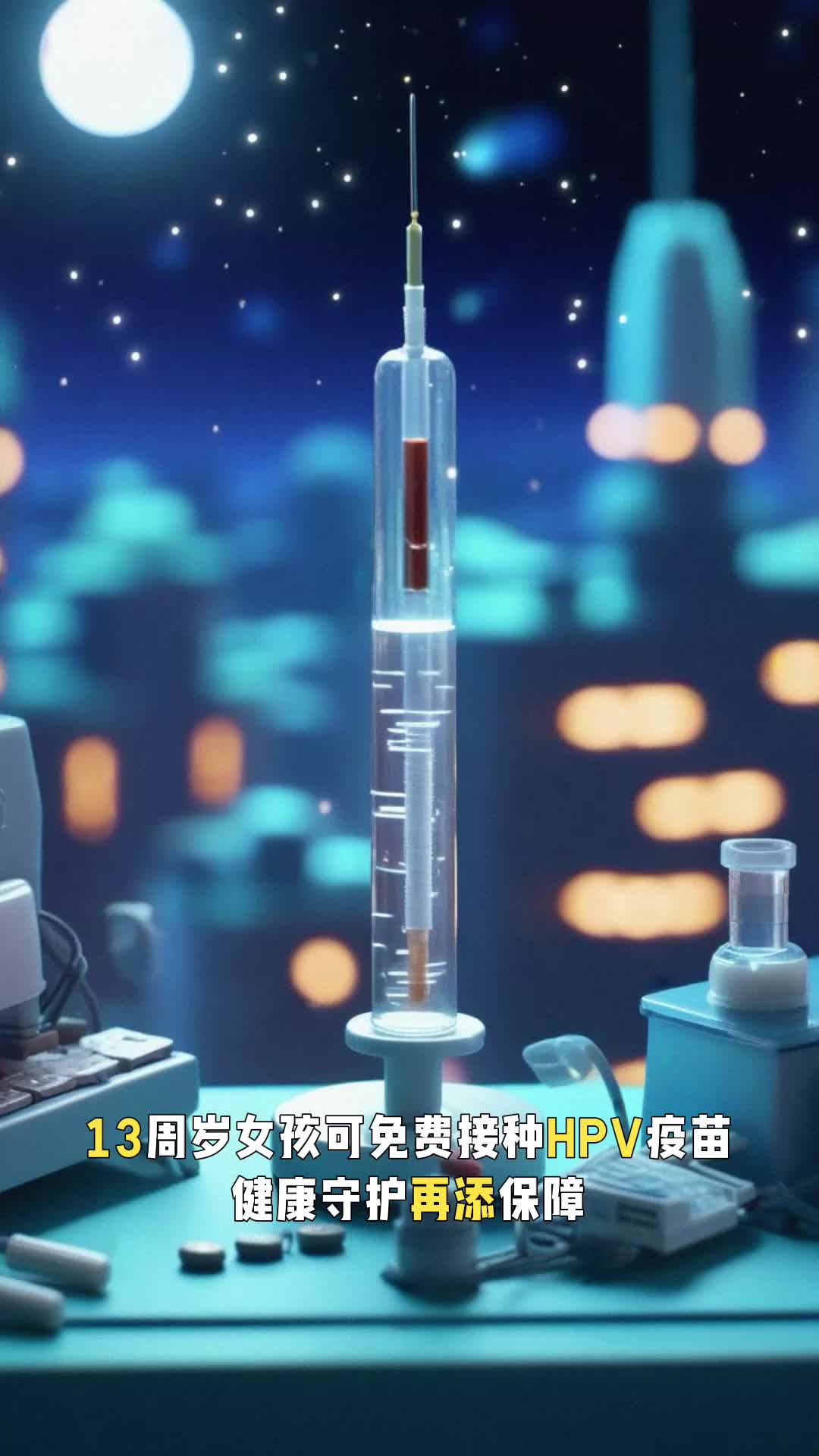 13周岁女孩可免费接种HPV疫苗 健康守护再添保障 #hpv疫苗 #热点 #...