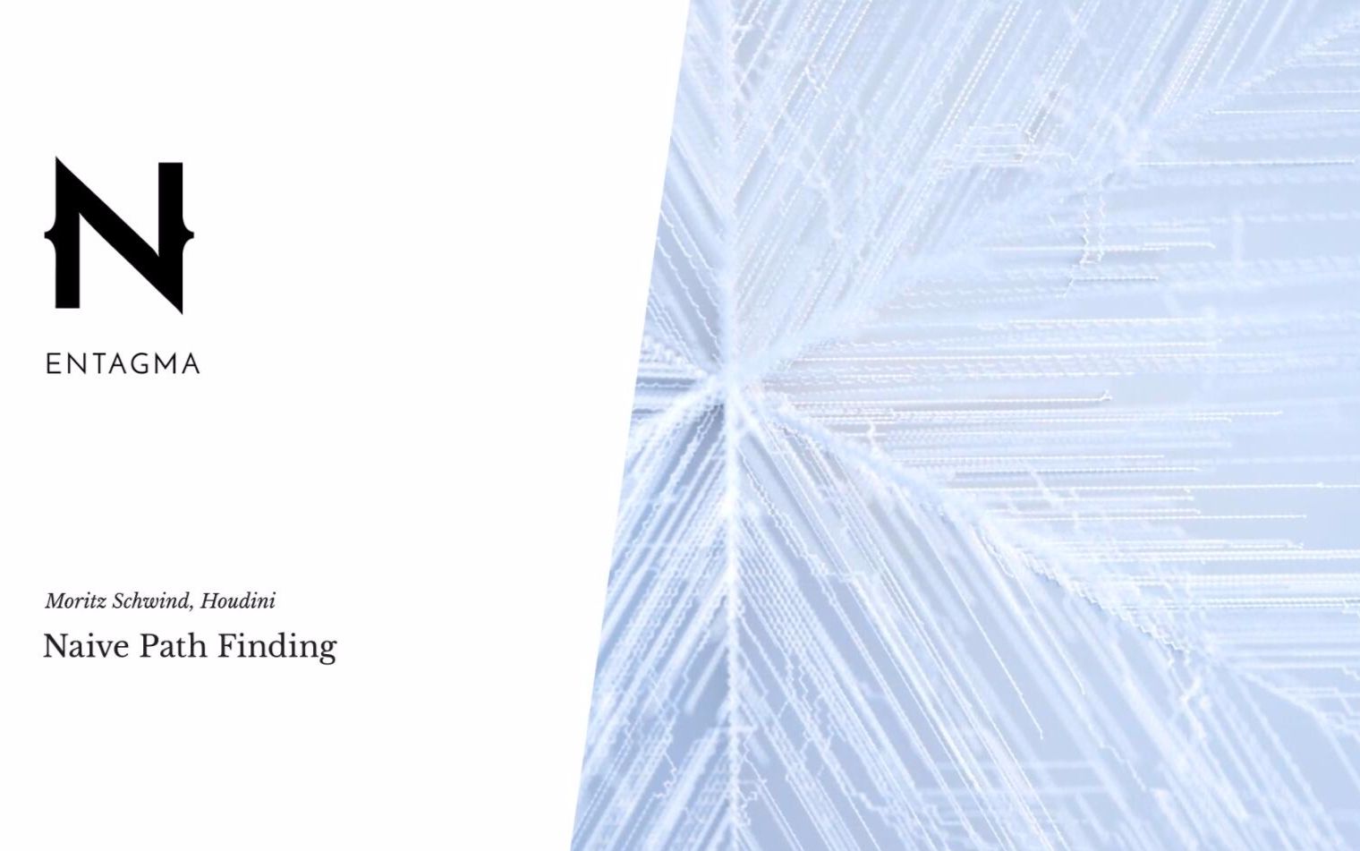 Entagma -Houdini定义寻找选择路径简易技巧 Naive Path Finding
