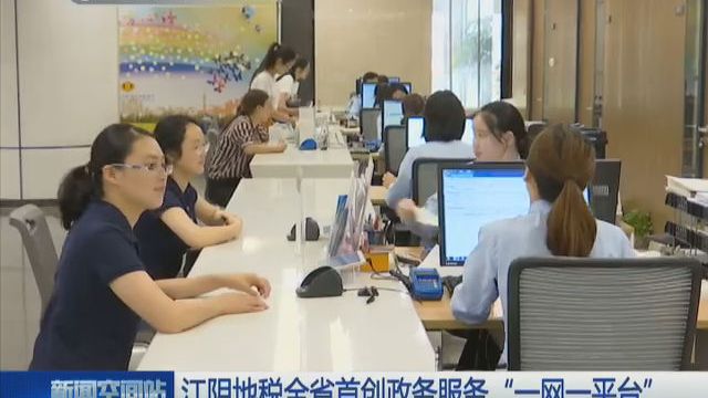 江阴地税用上了“大数据”!首创政务服务“一网一平台”