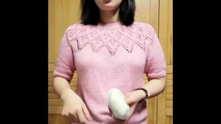手工编织网红叶子花圆肩针织衫编织教程预告