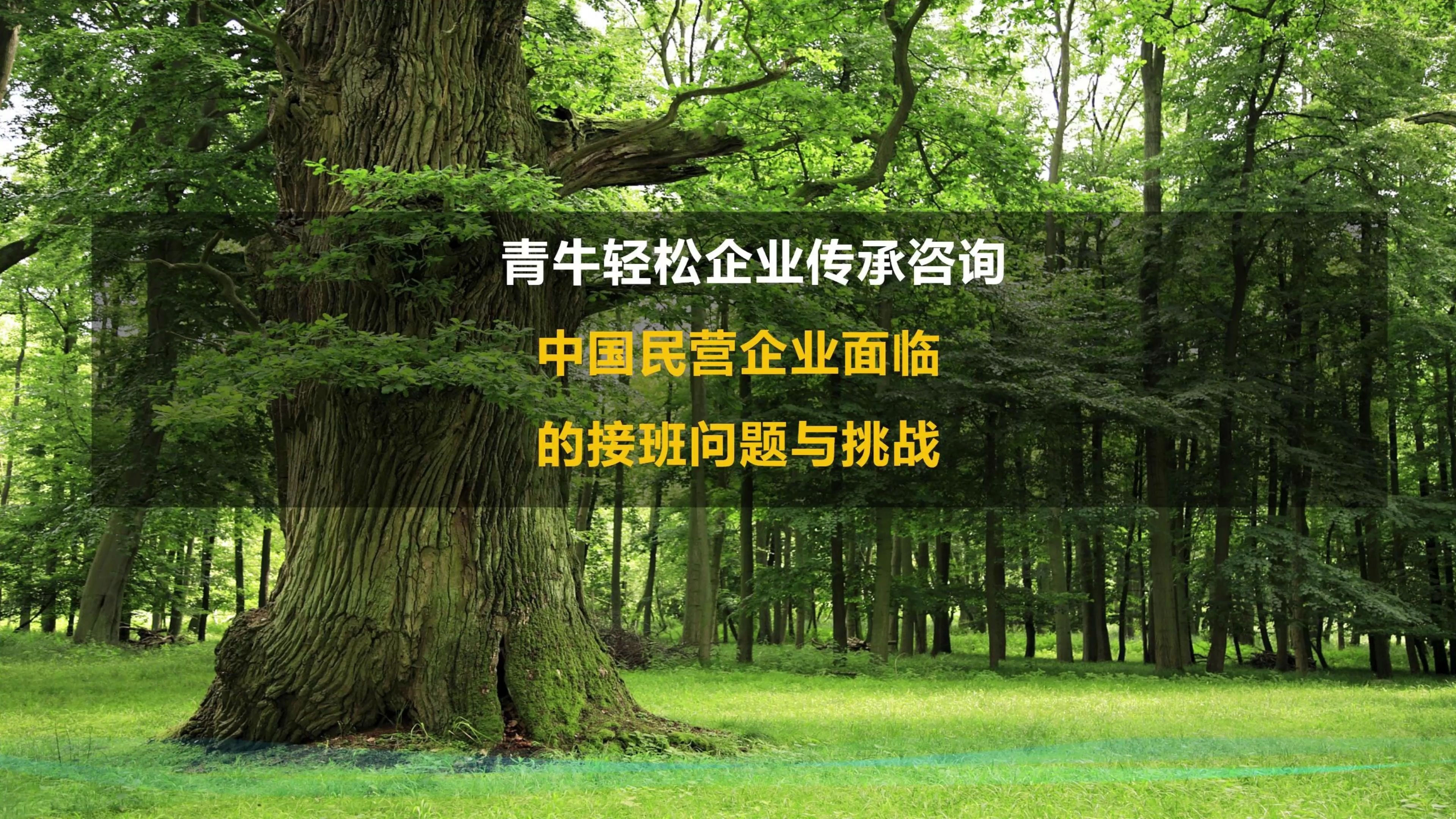 中国民营企业面临的接班问题与挑战,企业传承咨询公司最新研究