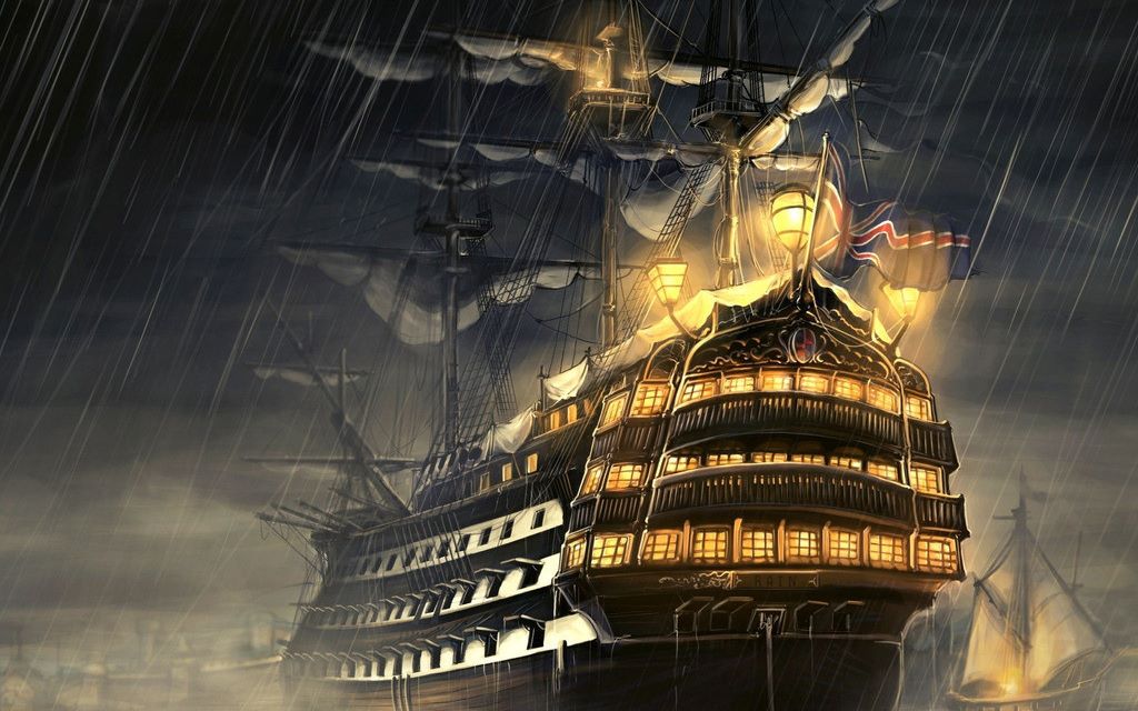 乐高moc-风帆战列舰(ldd图纸形式)