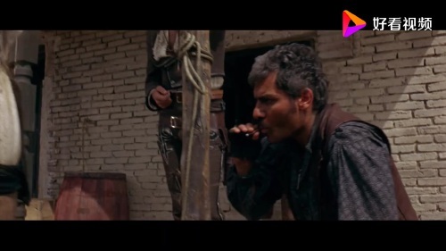 《荒野大镖客》最后的决斗,枪手的速度太快了,配乐和枪械经典