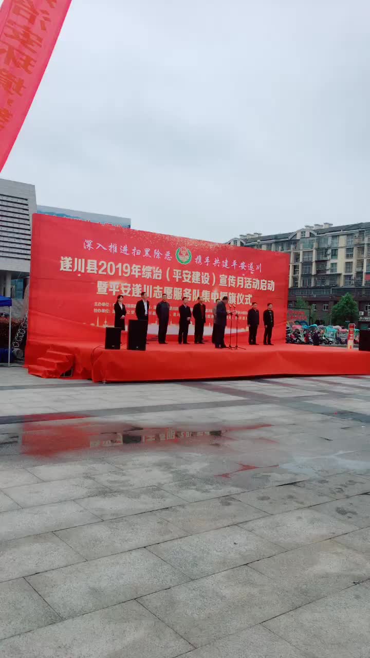 遂川县2019年综治(平安建设)宣传月活动启动仪式