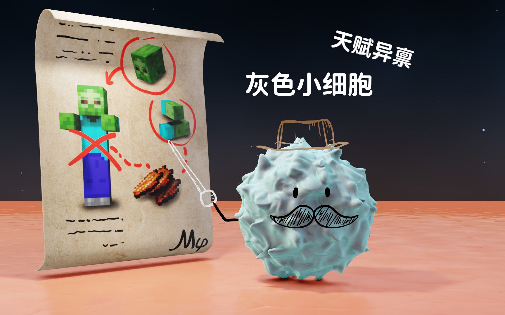 【免疫家族】Ep.1 巨噬细胞:清道夫也是大侦探!