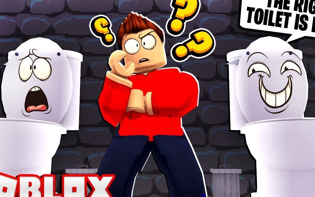 Roblox躲猫猫模拟器 超级变变变!真假马桶躲过一劫!小飞象解说