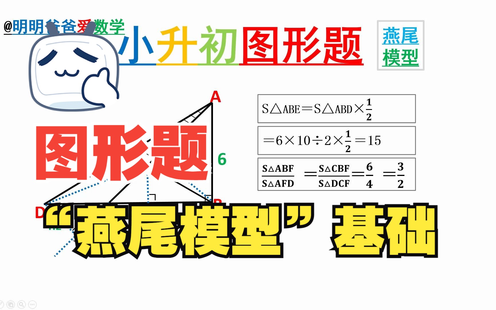 小升初数学:燕尾模型怎么用?