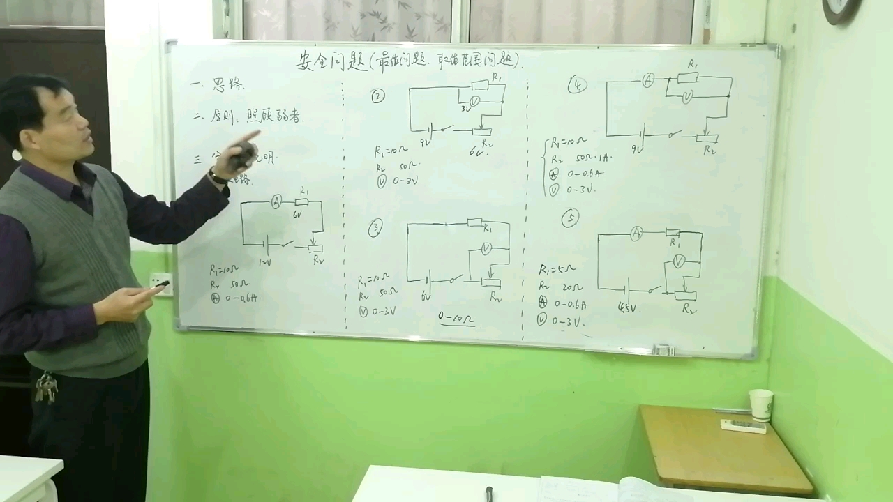 欧姆定律 安全问题1 (最值问题 取值范围问题)