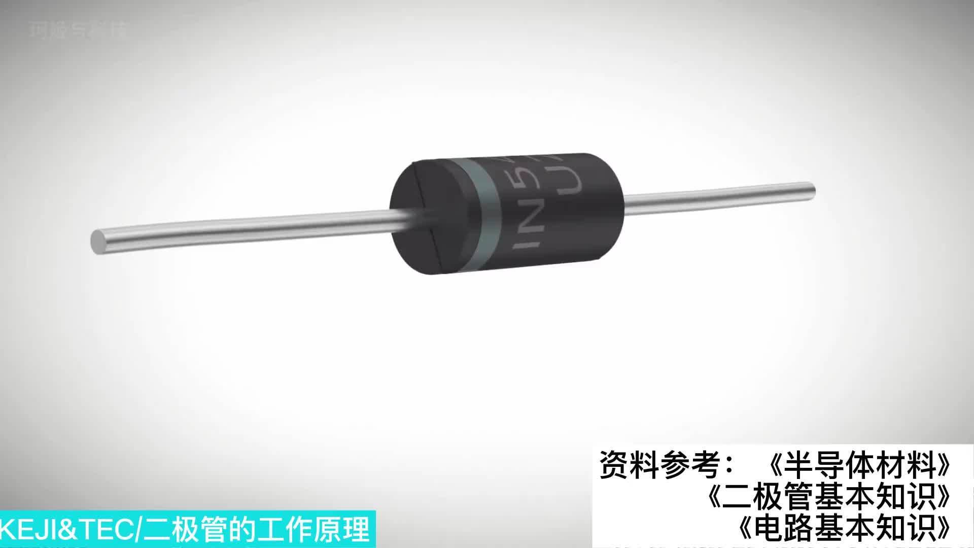 发明二极管的真是人才!3D动画演示二极管的工作原理