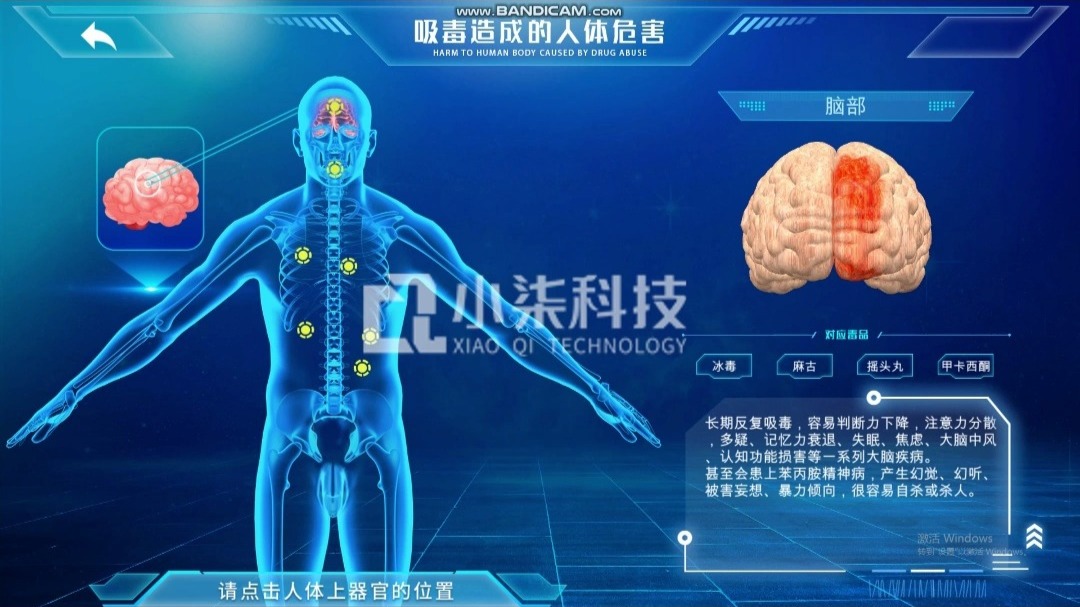 禁毒宣传展厅科普教育基地互动设备厂家