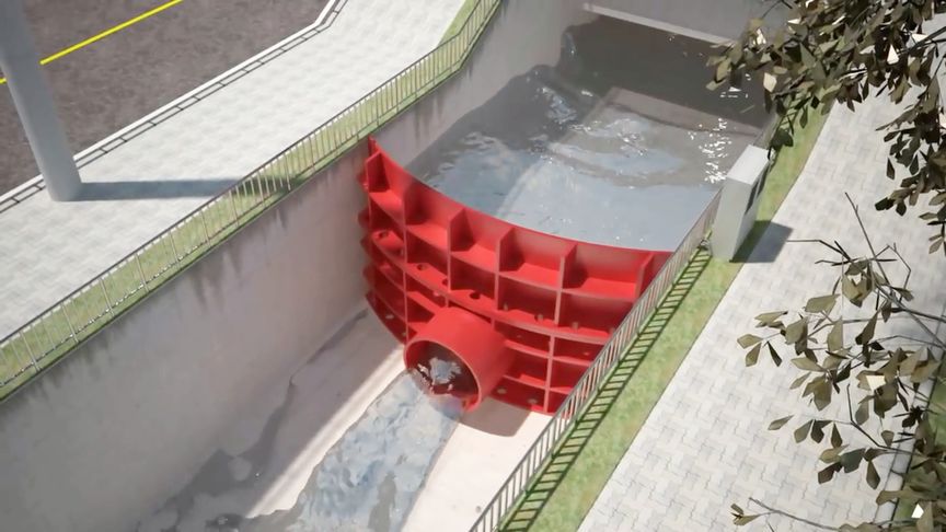 有河流就能发电?世界最简单水力发电系统,3D动画演示其工作原理