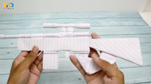 如何制作儿玩具纸枪