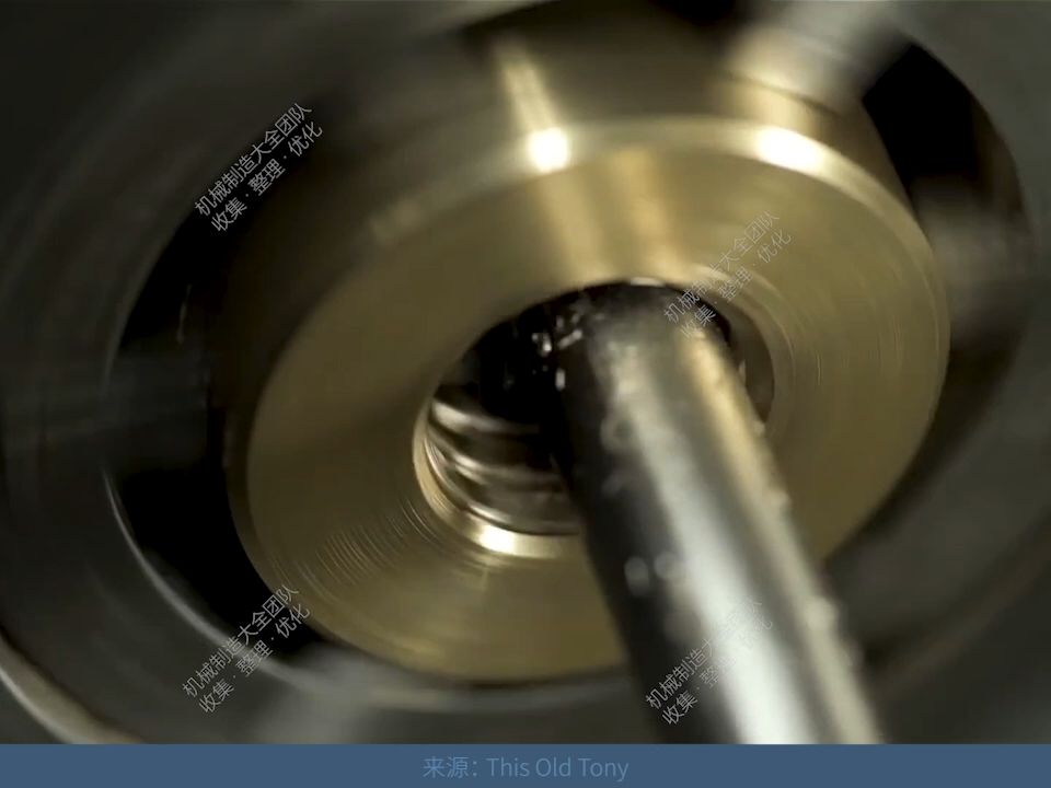 【视频】【螺纹加工】【梯形内螺纹】制作成型刀具加工梯形内螺纹