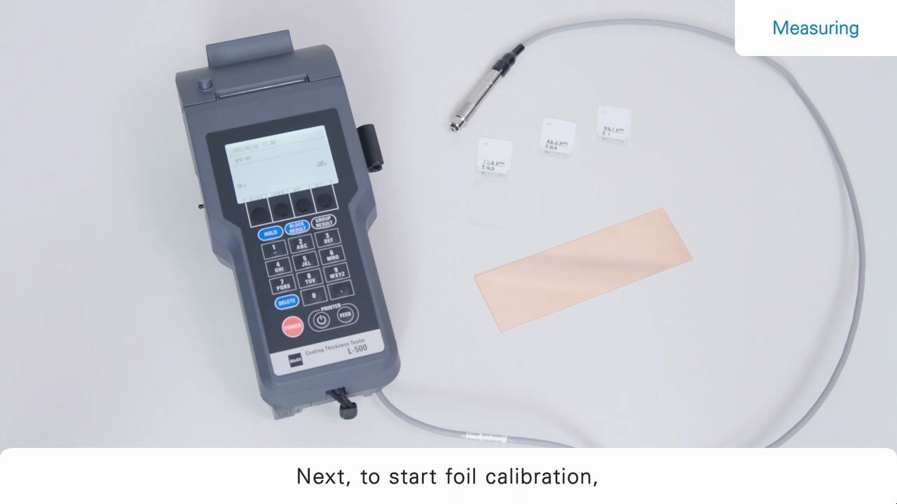 日本进口KETT膜厚仪厚度计L-500操作演示说明