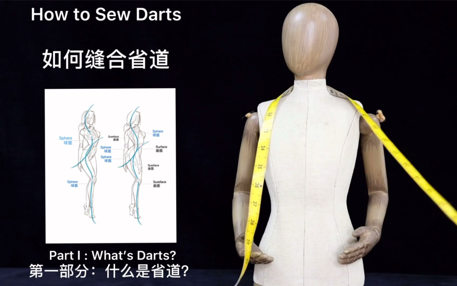 如何缝制【省道】|【服装设计】初学及进阶必备|【服装工艺设计】—1 ...
