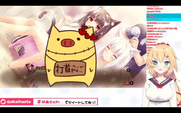 【熟肉】糟糕的画面就由心豚来挡住!【赤井心】