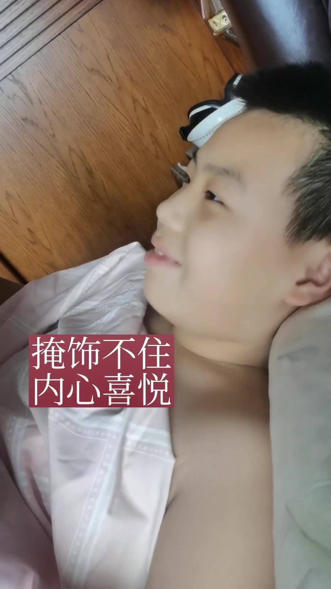 我一听到学校放假,还不考试了,不留作业了,病都好了。