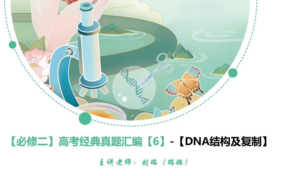 【必修二】高考经典真题汇编【6】-【DNA结构及复制】