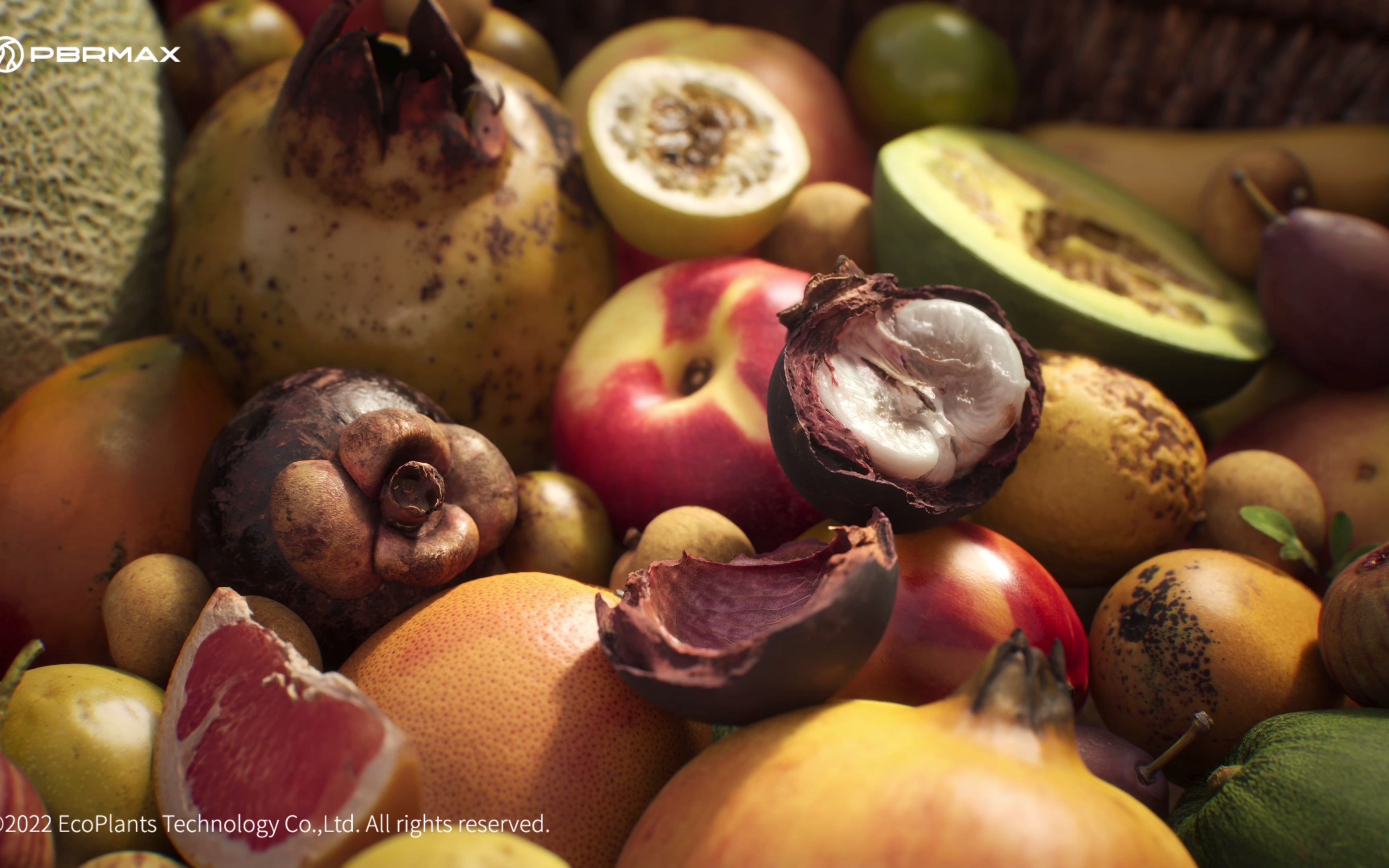 PBRMAX高精度3D扫描资产丨水果的快乐星球