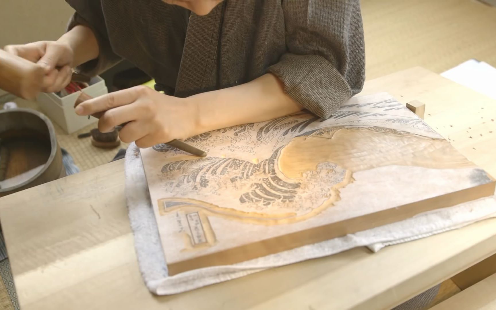 【手技TEWAZA】江戸木版画的制作技艺 | EDO MOKUHANGA Wood...