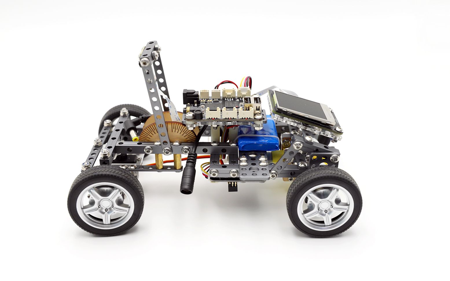 AI无人驾驶小车组装视频