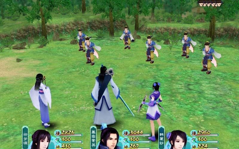 仙剑4 纯暗器通关BOSS战07-狐三太爷(全队39级)