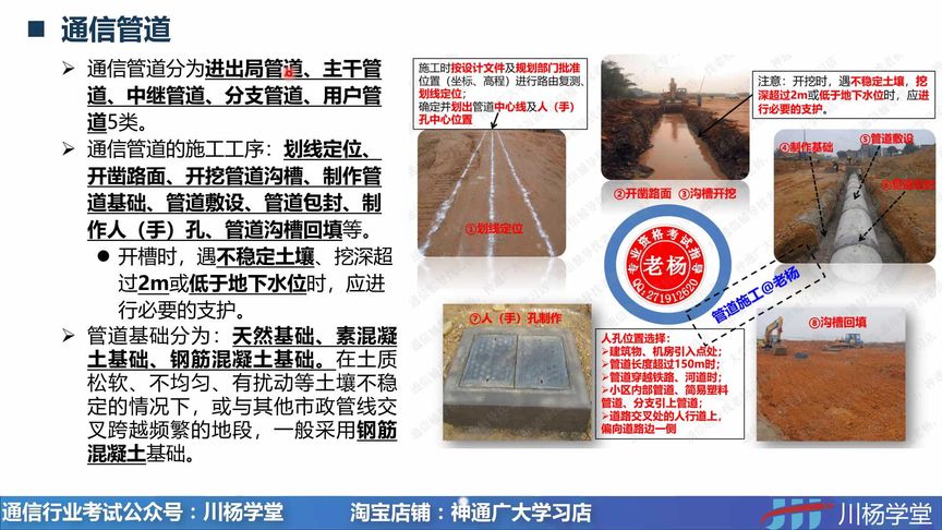 2021一建通信实务-通信施工技术-19-通信管道工程施工技术(一)
