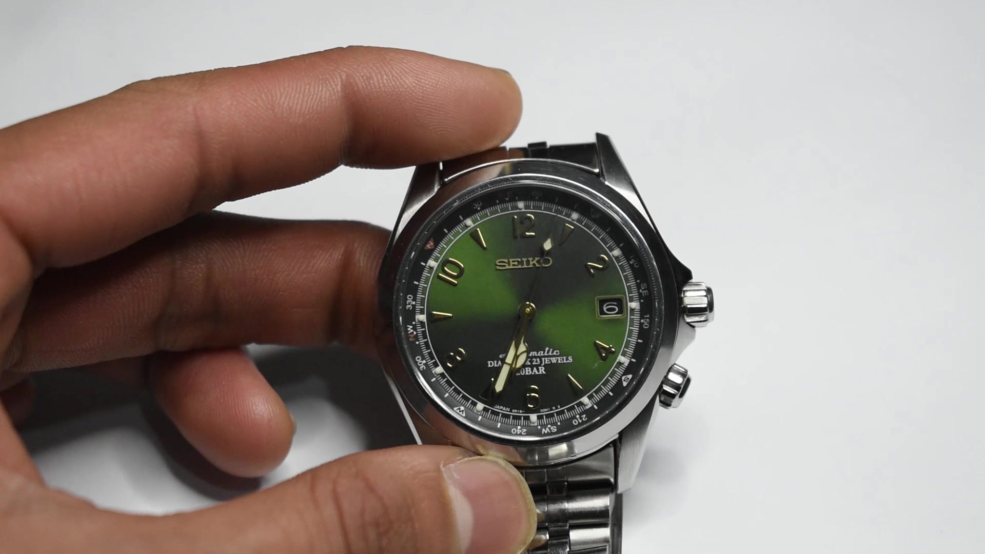 新人小伙评测分享 二手seiko精工 登山家系列 sarb017 机械表