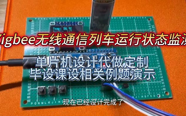 Zigbee无线通信列车运行状态监测