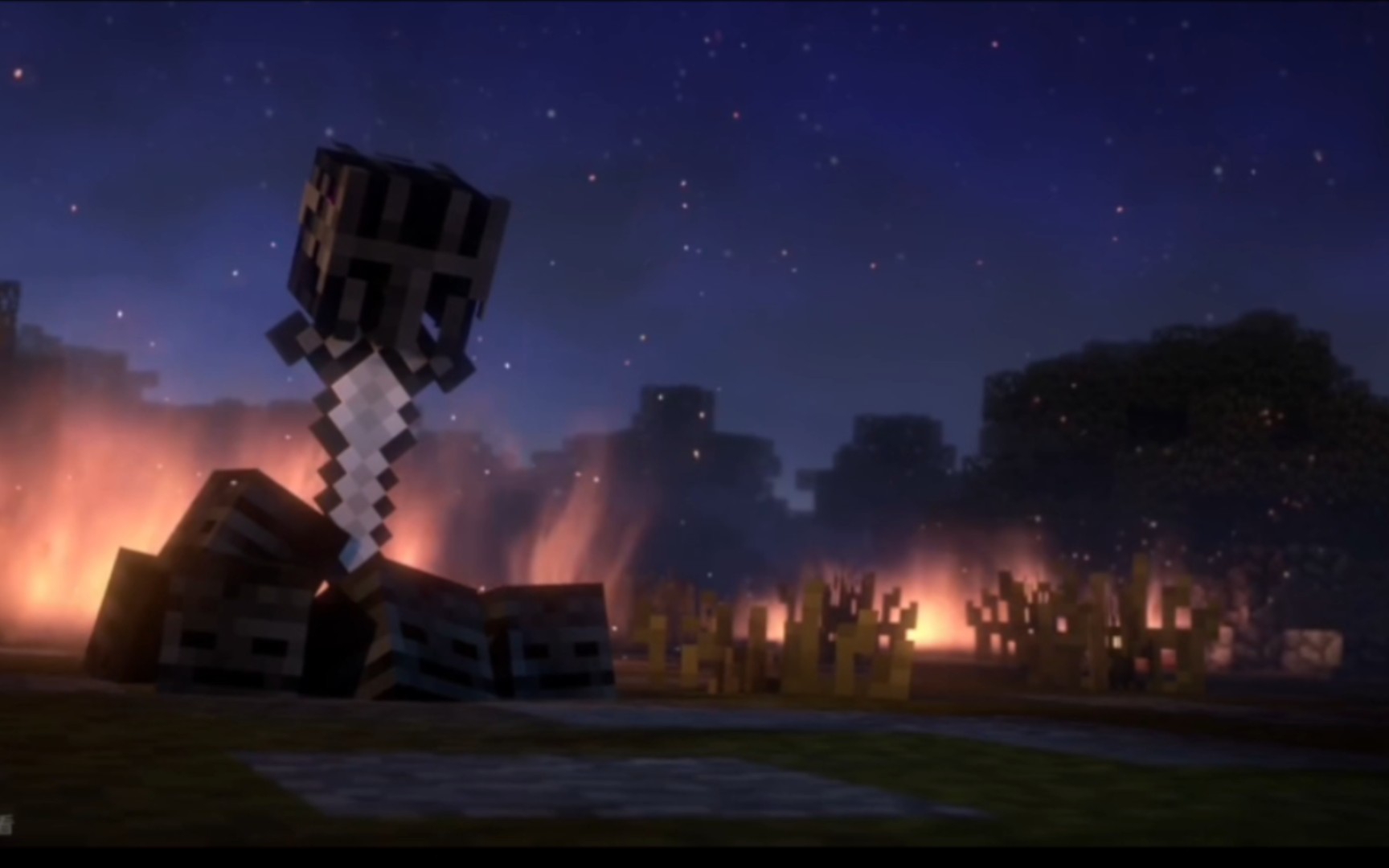 【前方超燃!/ 我的世界/超燃/踩点】告诉我 神会流血吗