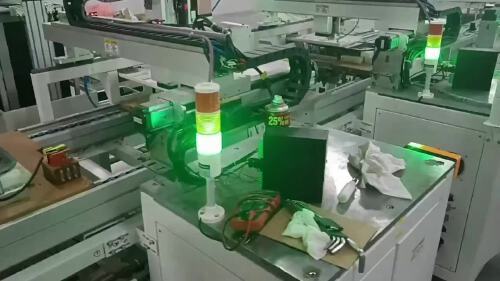 工厂实拍LED路灯自动化生产线工作流程