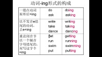 小学英语时态之现在进行时