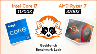 英特尔 Core i7-11700K 对比 AMD R7 3700X