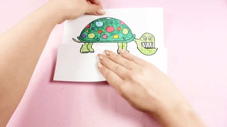 简易儿童手工-创意DIY立体折叠画